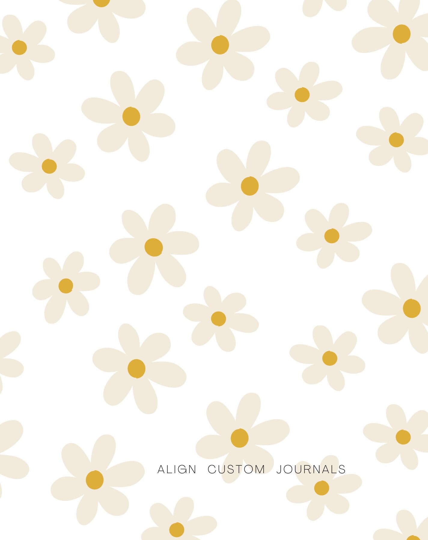 Journal Cover- Oh Happy Daisy - Etsy