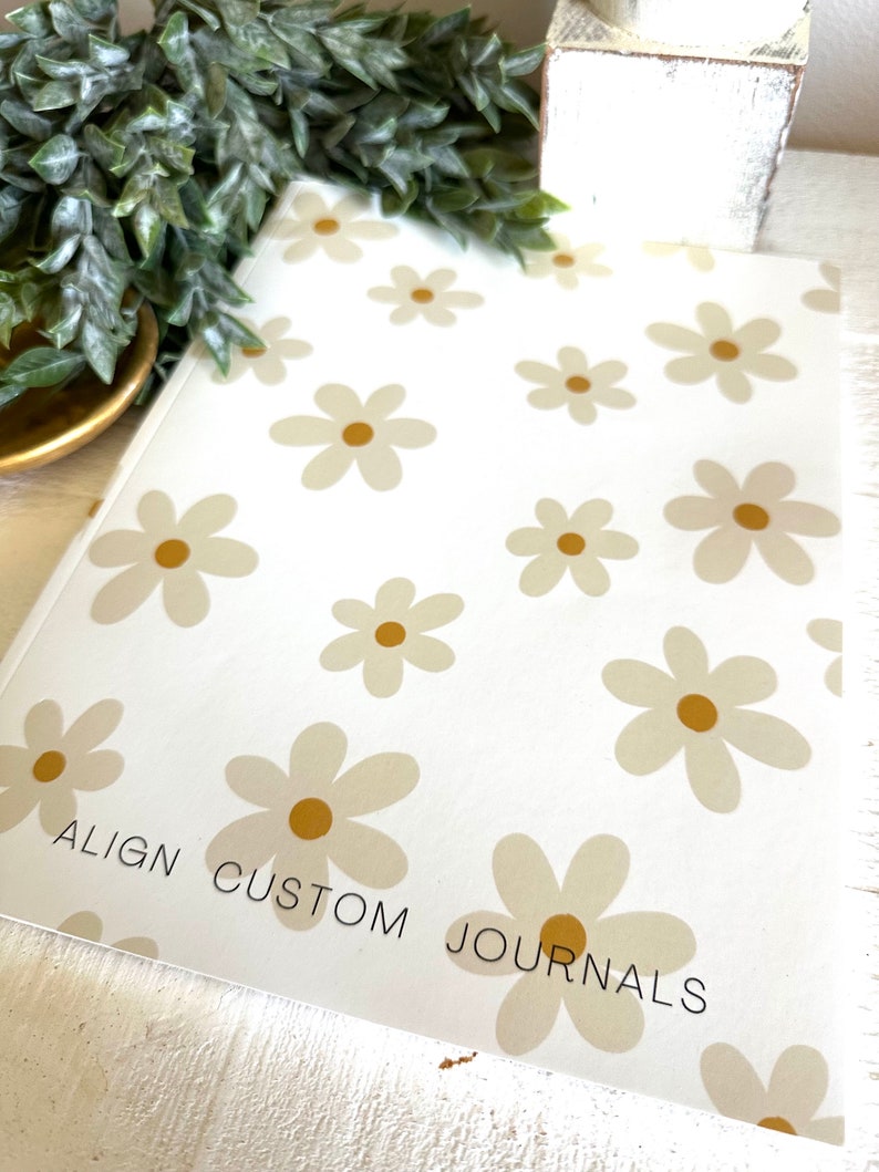 Journal Cover- Oh Happy Daisy - Etsy