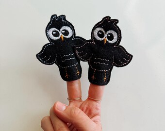 5 Little Monkeys Jumping on the Bed Felt Finger Puppet Story Bag ...