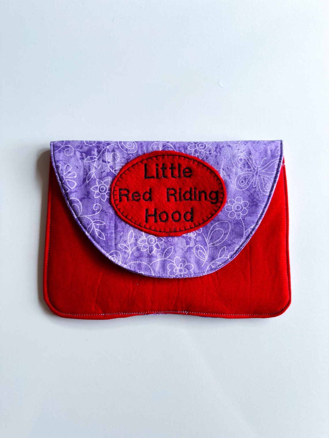 Little Red Riding Hood Felt Finger Puppet Story Bag, Storytelling for ...