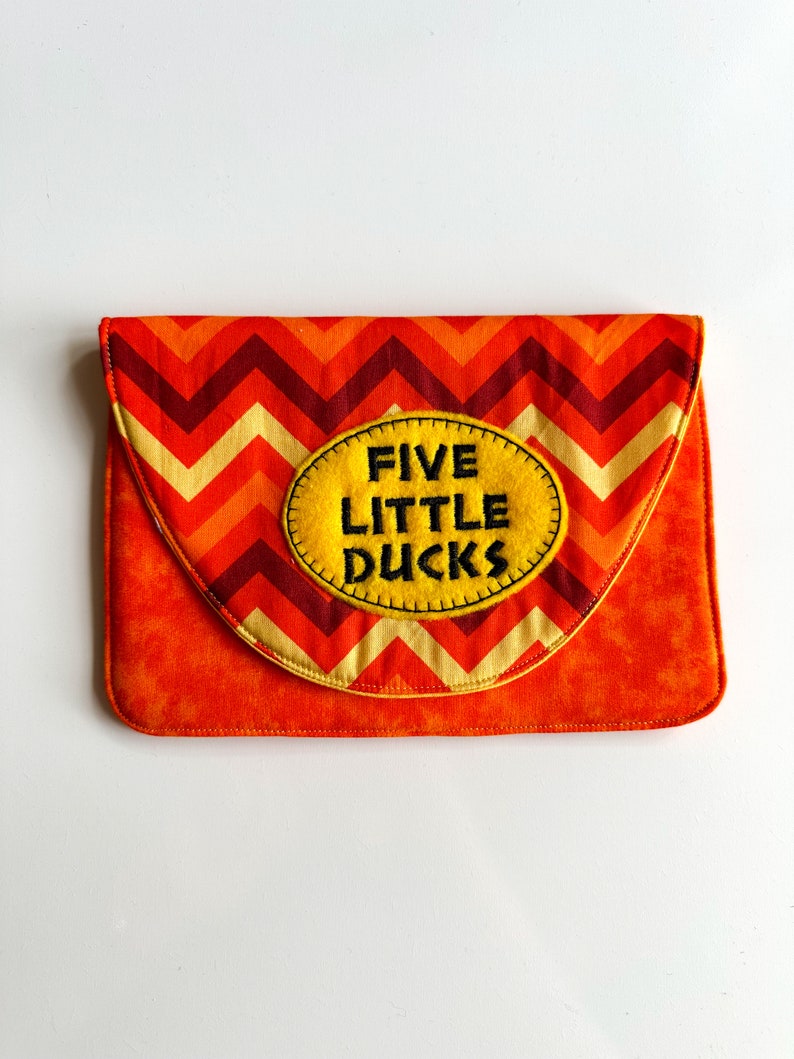 Five Little Ducks Felt Finger Puppet Story Bag, Storytelling for Kids ...