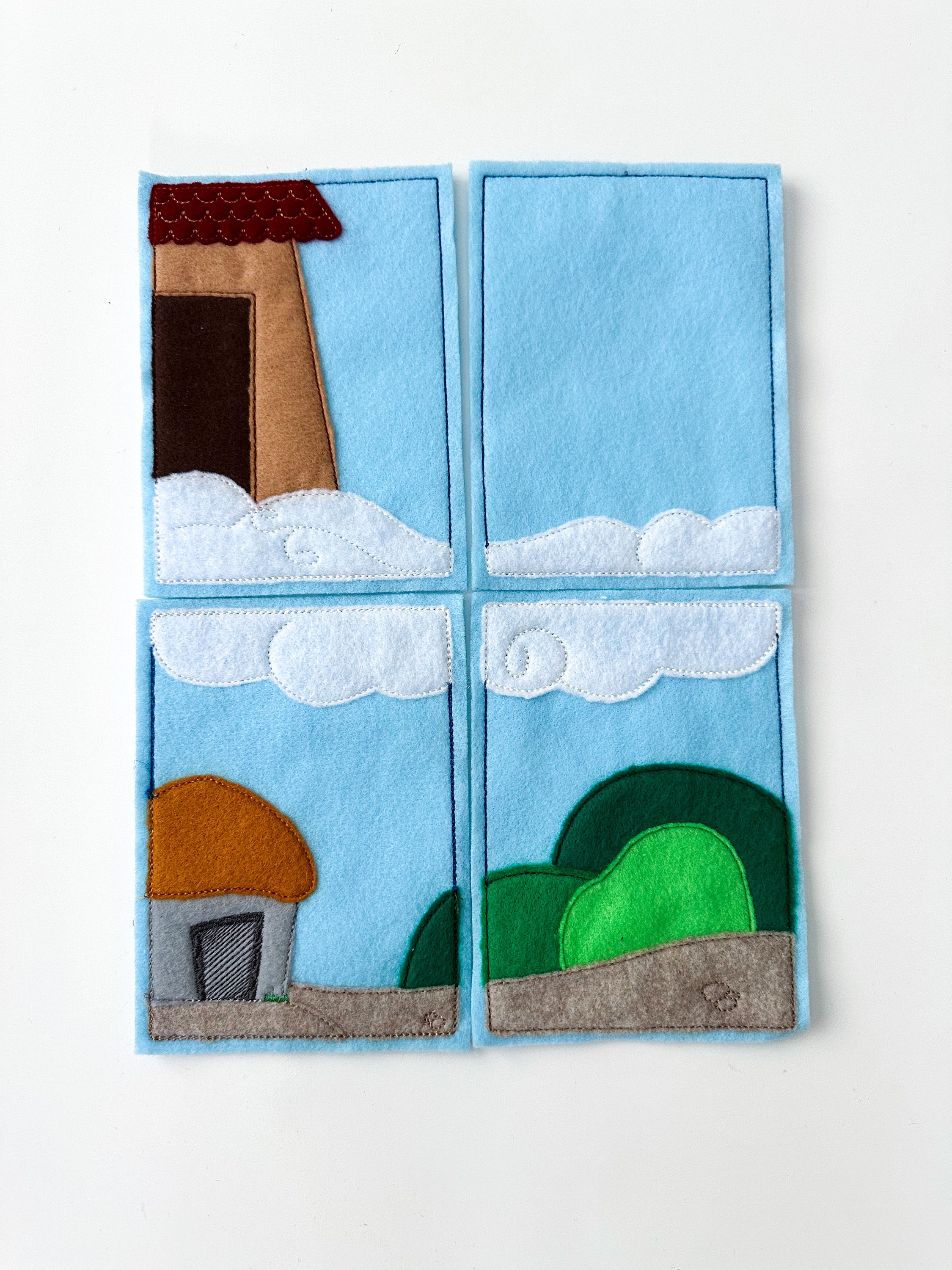 Jack and the Beanstalk Felt Finger Puppet Story Bag, Storytelling for ...