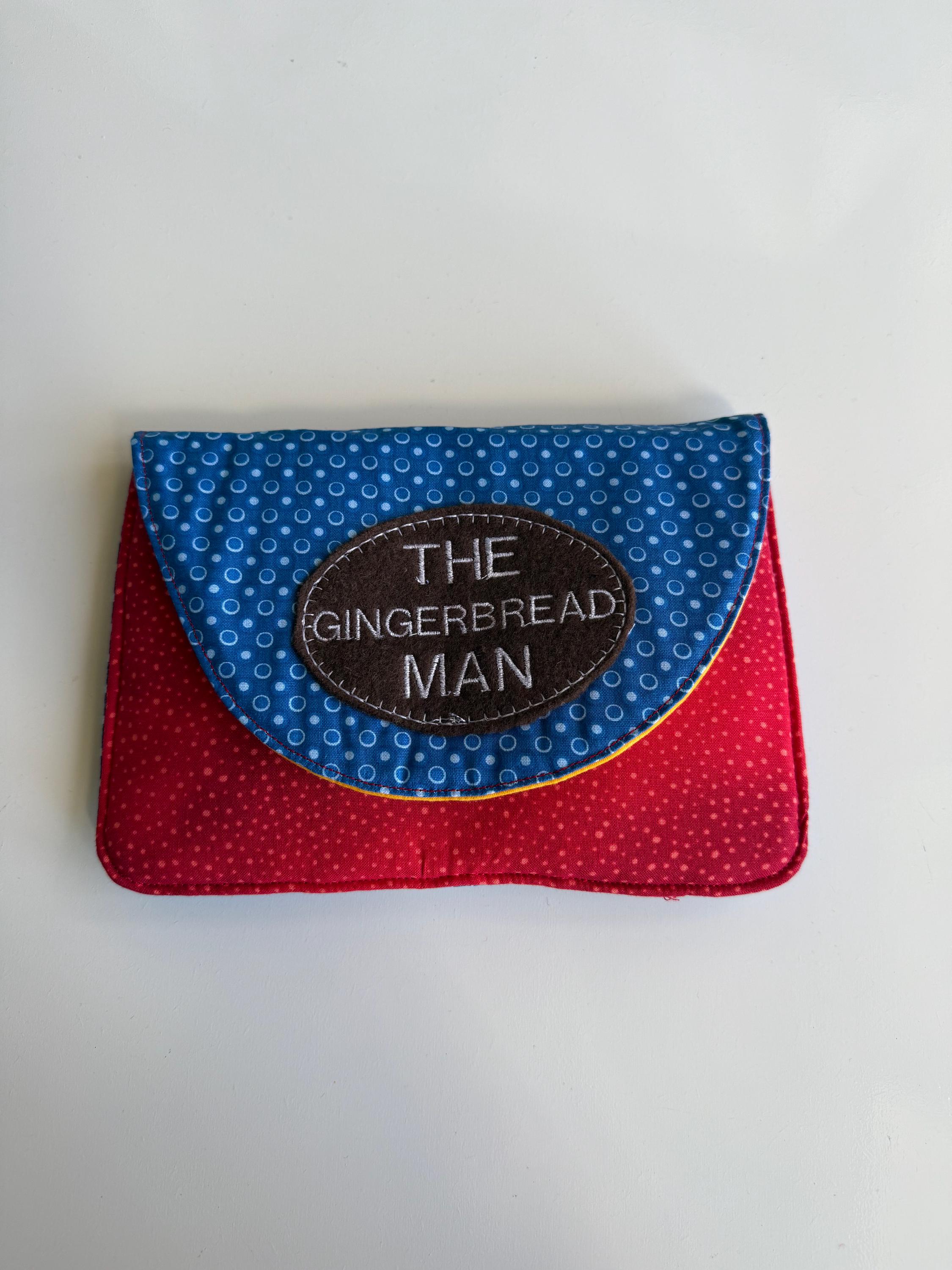 Gingerbread Man Felt Finger Puppet Story Bag, Storytelling for Kids ...