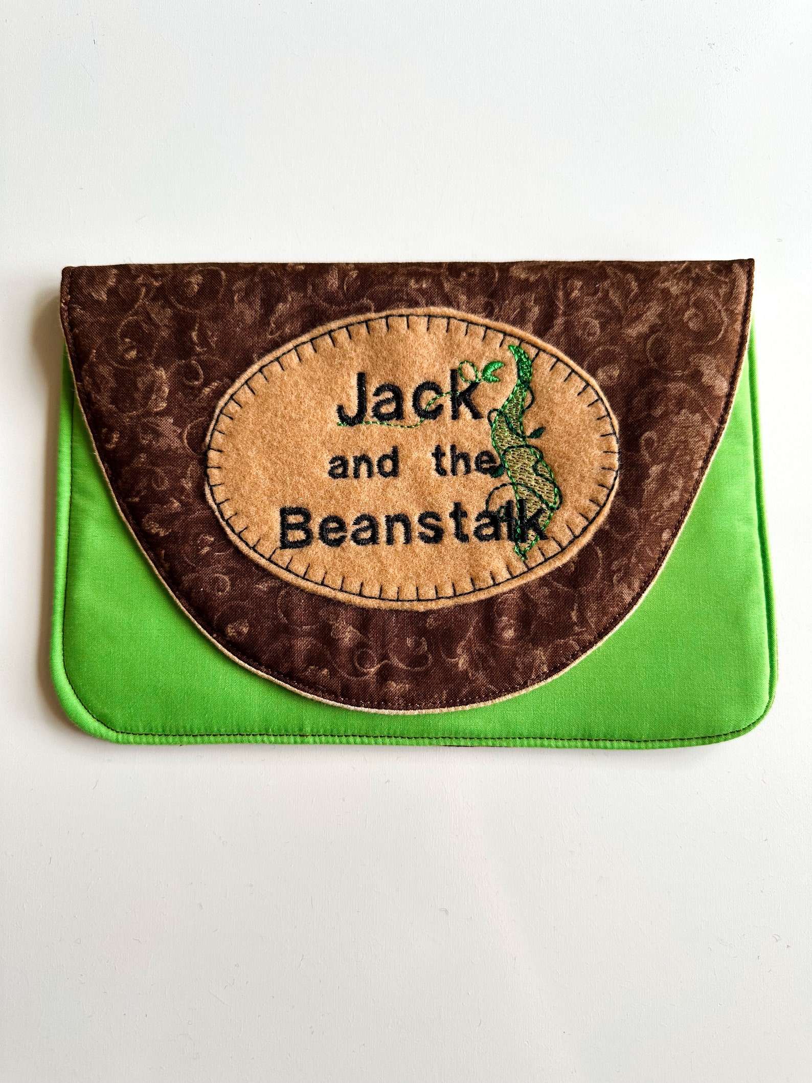 Jack and the Beanstalk Felt Finger Puppet Story Bag, Storytelling for ...