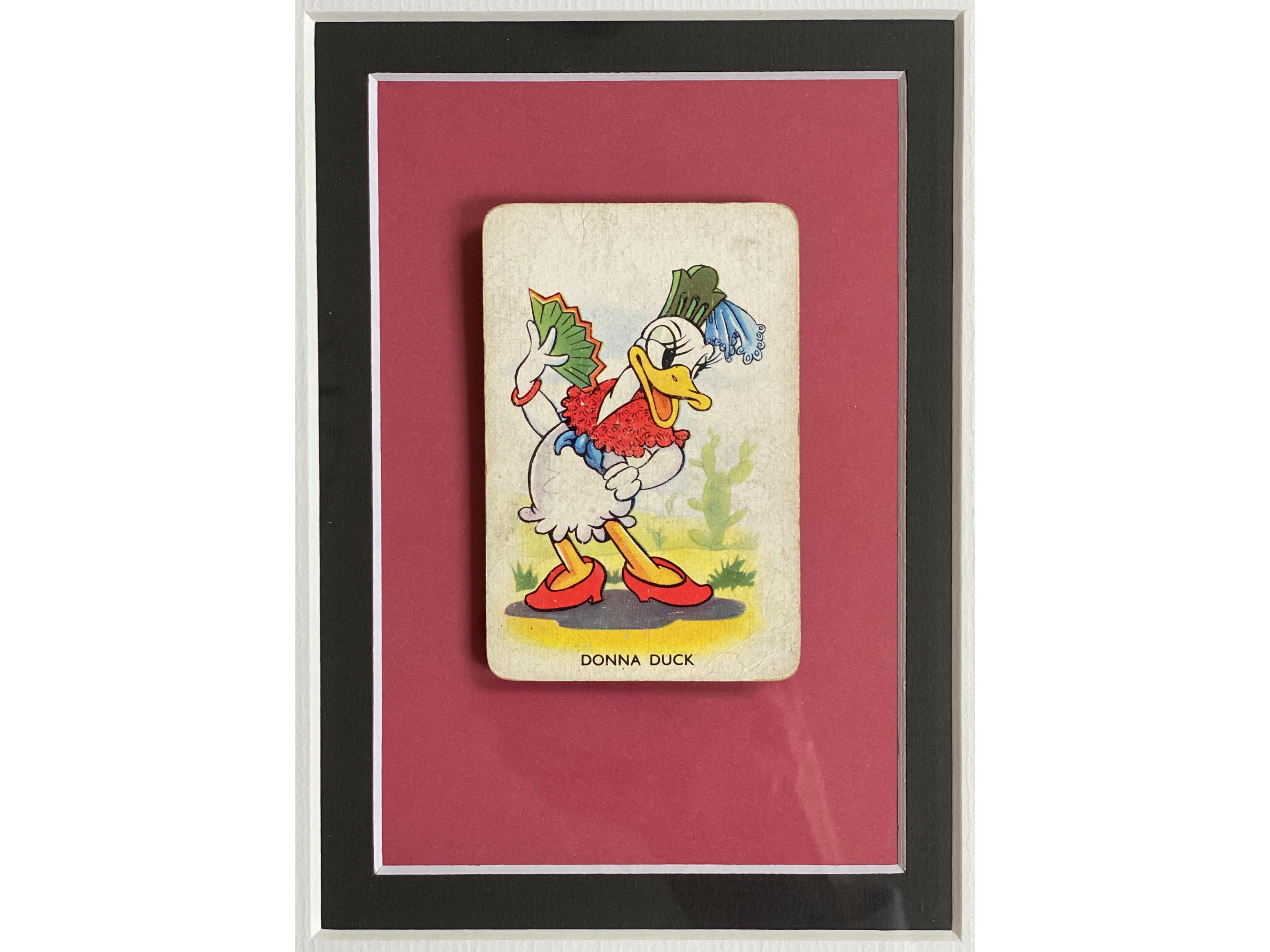 Donald Duck Vintage Disney Playing Card Perfect Gift Ideas 23 X 28.5cm ...