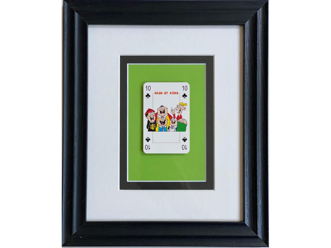 Vintage Beano Playing Card Framed Wall Art Perfect Gift Ideas 23 X 28 ...