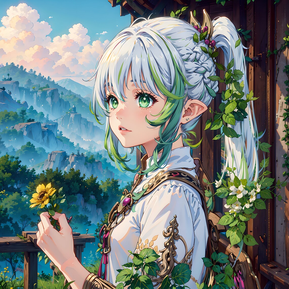 Nahida Genshin Impact Digital Download, Design, Poster, Stickers ...