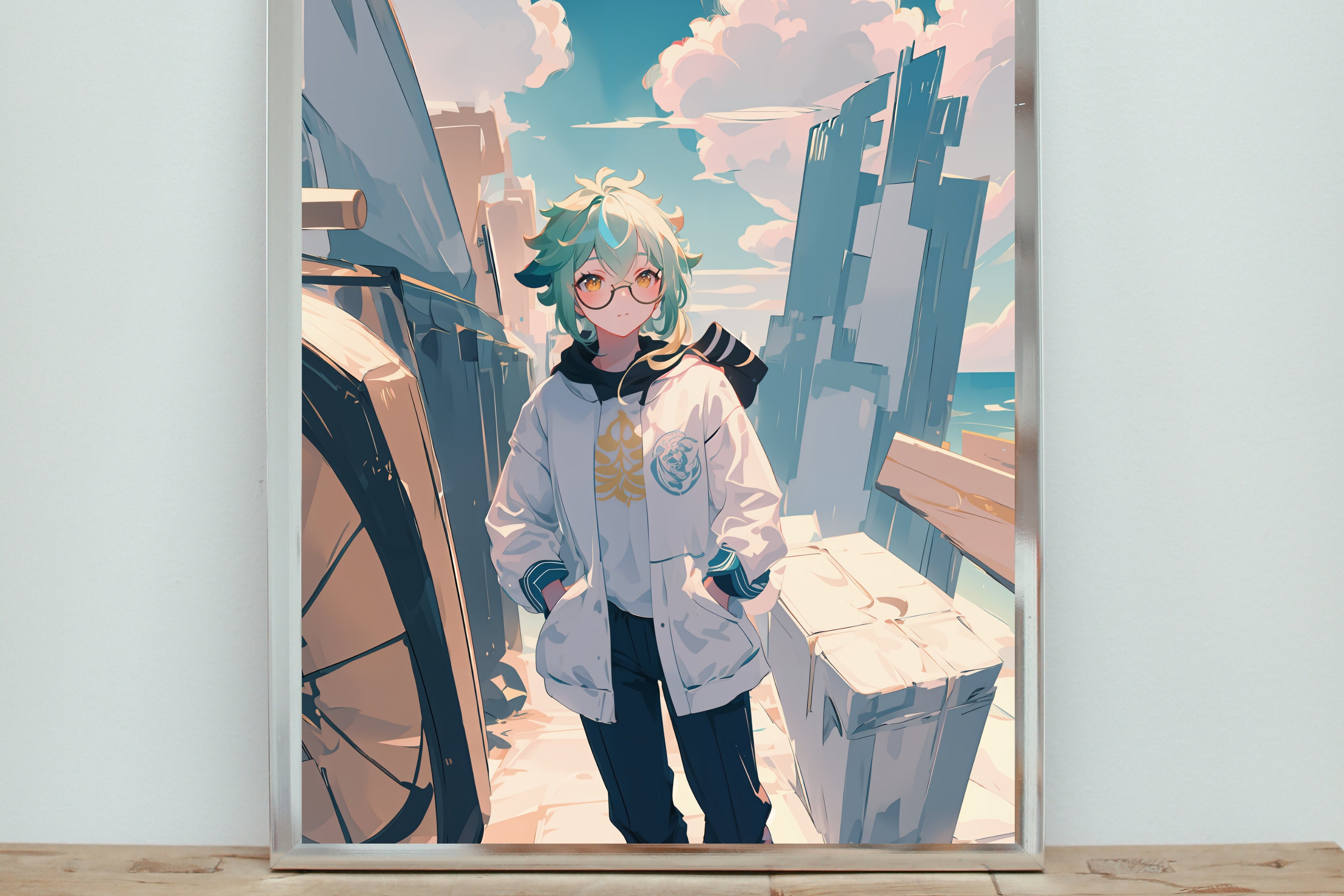 Sucrose Genshin Impact Digital Paper, Sucrose Printable, Sucrose Poster ...