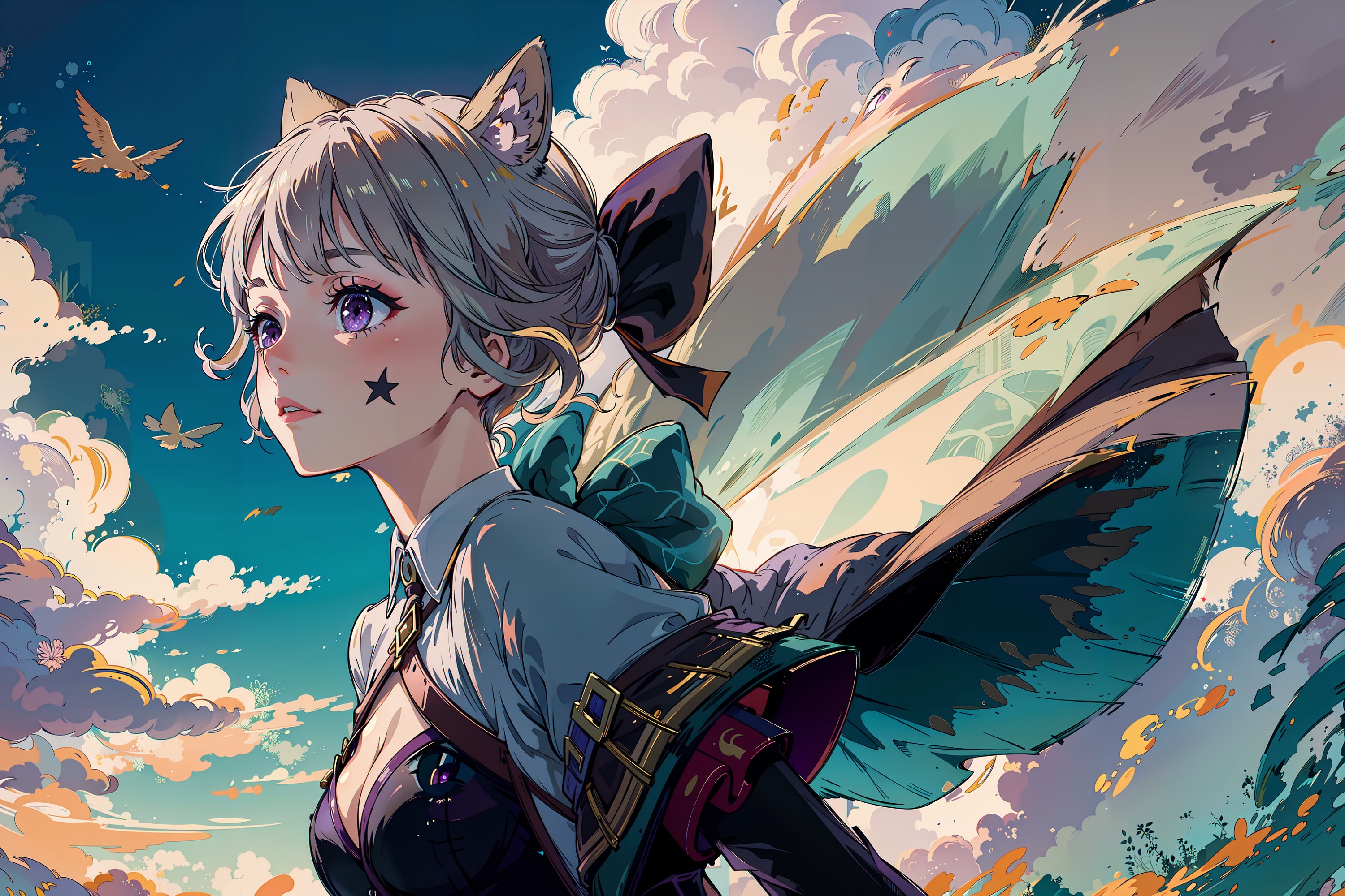 Lynette Genshin Impact, Digital Poster, Lynette Printable, Lynette ...