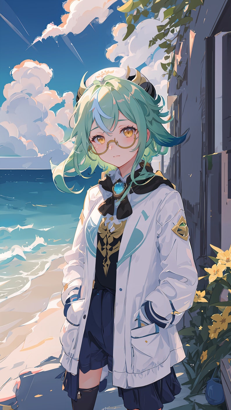 Sucrose Genshin Impact Digital Paper, Sucrose Printable, Sucrose Poster ...