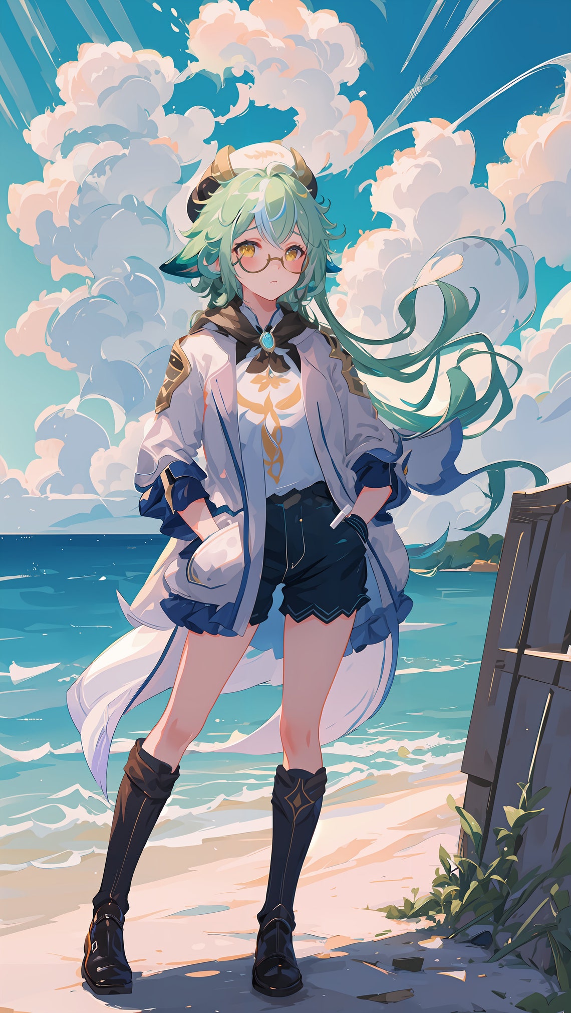 Sucrose Genshin Impact Digital Paper, Sucrose Printable, Sucrose Poster ...