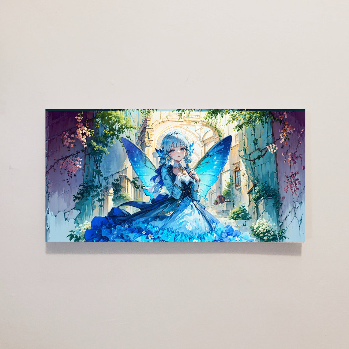 Kamisato Ayaka Genshin Impact Digital Poster, Ayaka Artful Art ...