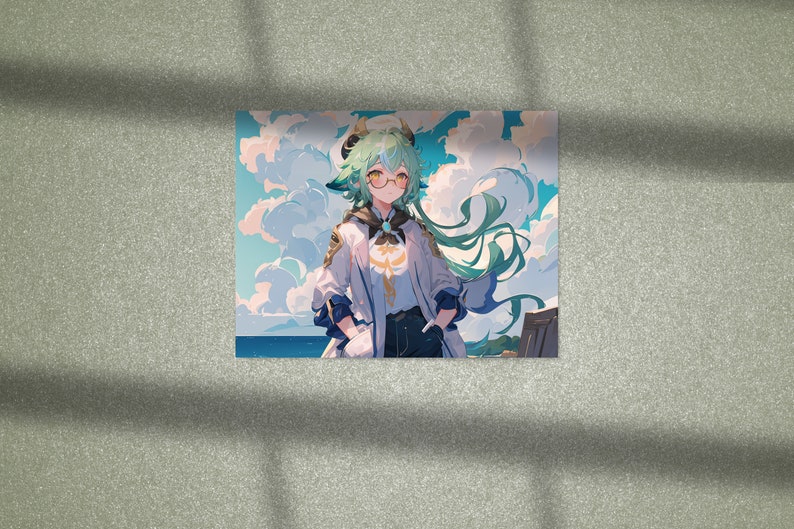 Sucrose Genshin Impact Digital Paper, Sucrose Printable, Sucrose Poster ...