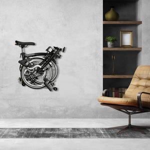 Brompton Wall Mount Rack | Folding Bike Hanger | 3D Printed PETG Hook ...