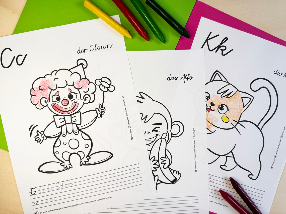 Printable Alphabet Coloring Pages, ABC Coloring, Alphabet Activity ...