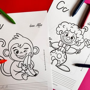 Printable Alphabet Coloring Pages, ABC Coloring, Alphabet Activity ...