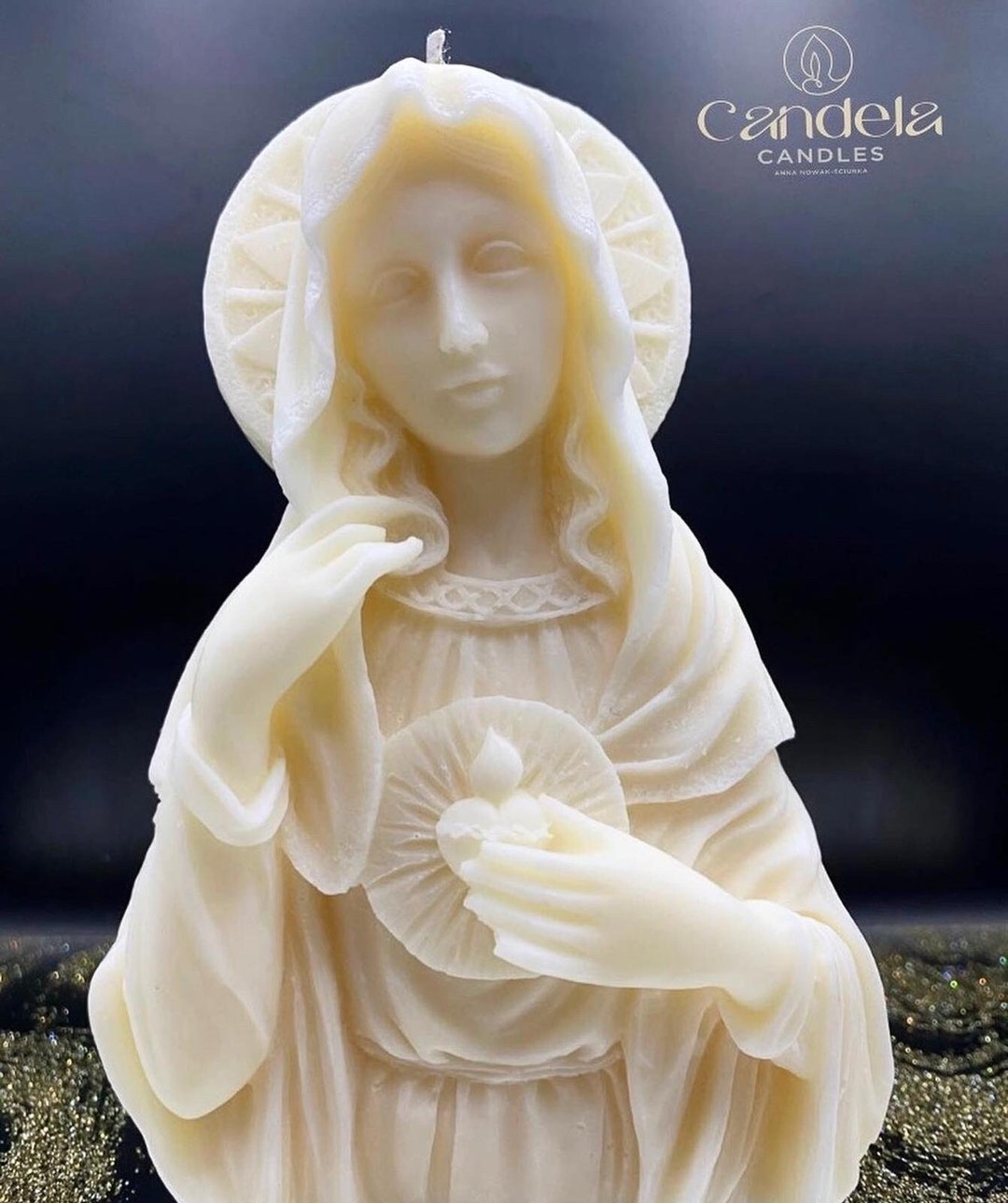 Holy Mary Virgin Mary Catholic Candle Religion Saint Mother of Jesus ...