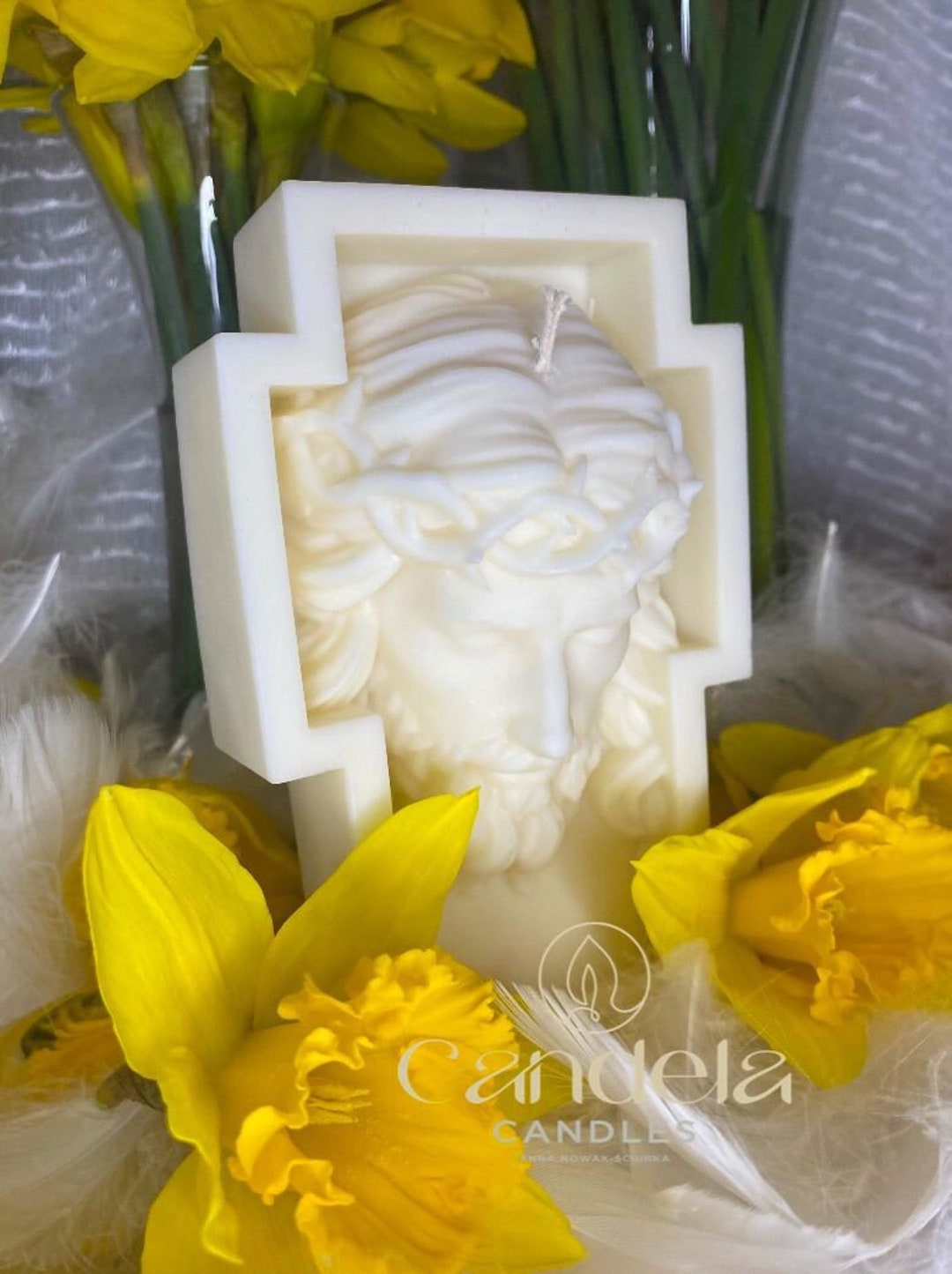 Jesus Jesus Candle Jesus Christ Christian Candle Religious Candle Jesus ...