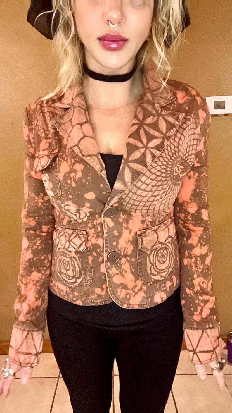 Sacred Geometry Blazer - Etsy