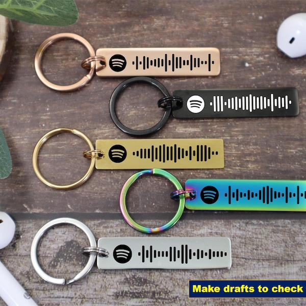 Spotify Keychain - Etsy
