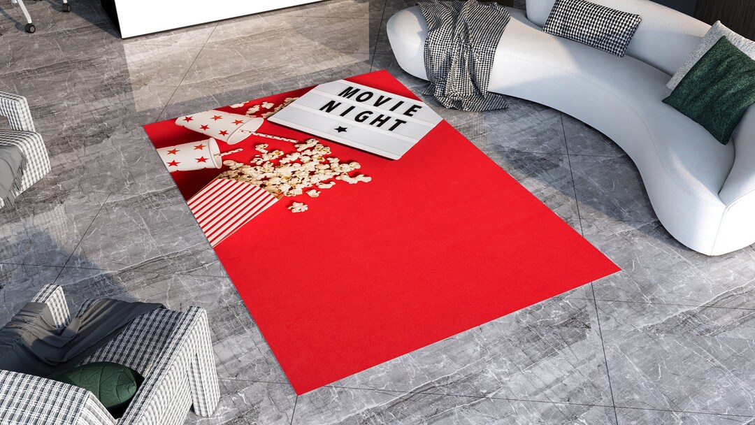 Movie Night, Netflix and Chill, Living Room Rug, Home Theater Decor ...