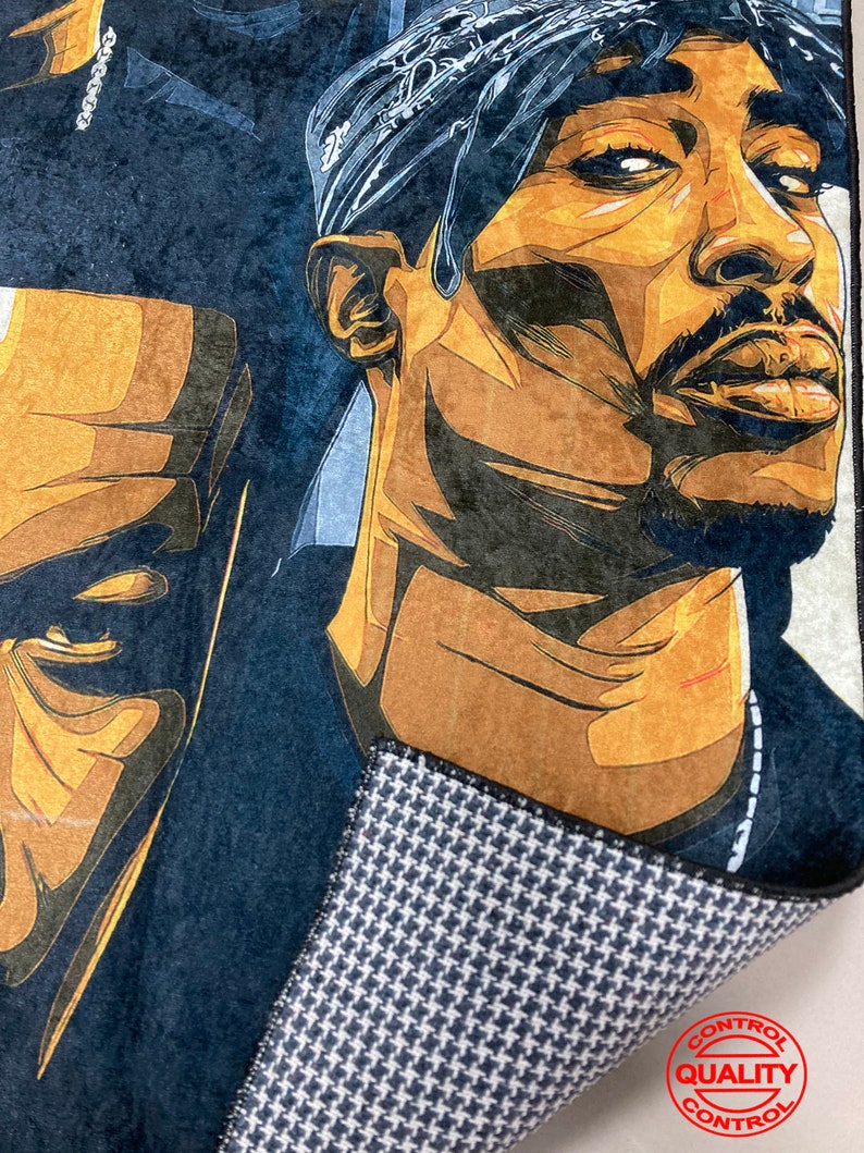 Art Deco Rug Indigo Blue and Beige Rug Area Rug Decorative - Etsy