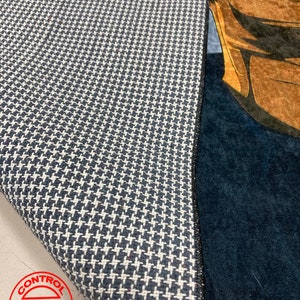 Art Deco Rug Indigo Blue and Beige Rug Area Rug Decorative - Etsy