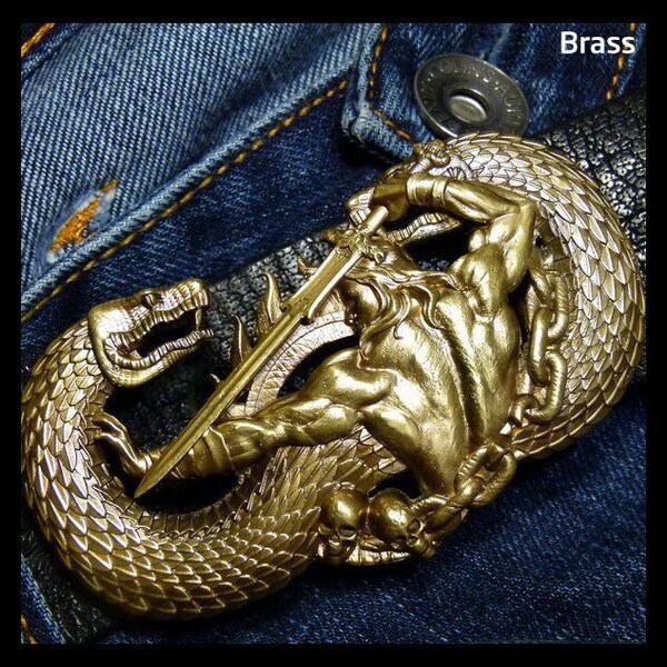 Barbarian Sword Buckle - Etsy