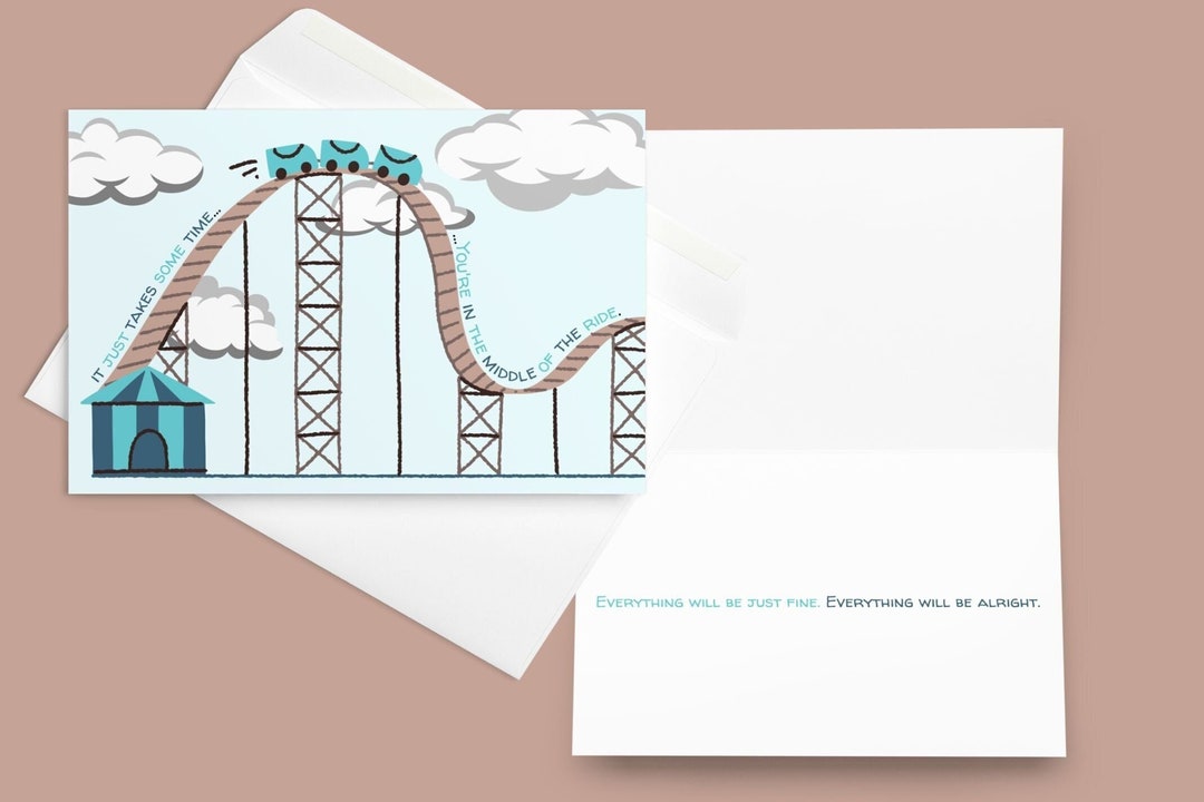 You're in the Middle Card - Supportive Card - Card for Friend - Card ...