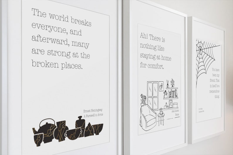 PRINTABLE Quote, the World Breaks Everyone, Ernest Hemingway ...