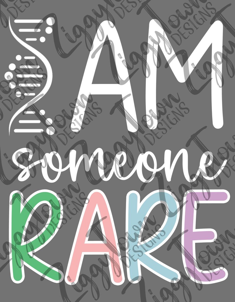 DIGITAL SVG - I Am Rare - Rare Disease Awareness - Rare Disorder ...