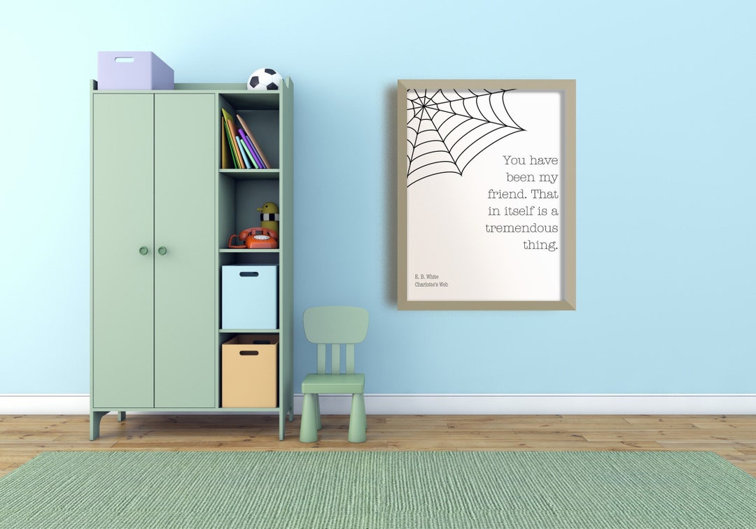 Charlotte's Web PRINTABLE Quote Art, Literary Quote Art, Gift for ...