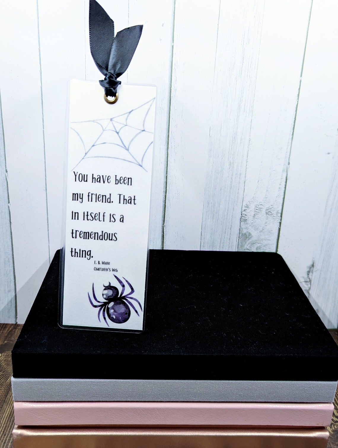 Charlottes Web Bookmark, Spider Bookmark, Charlotte's Web Quote, EB ...