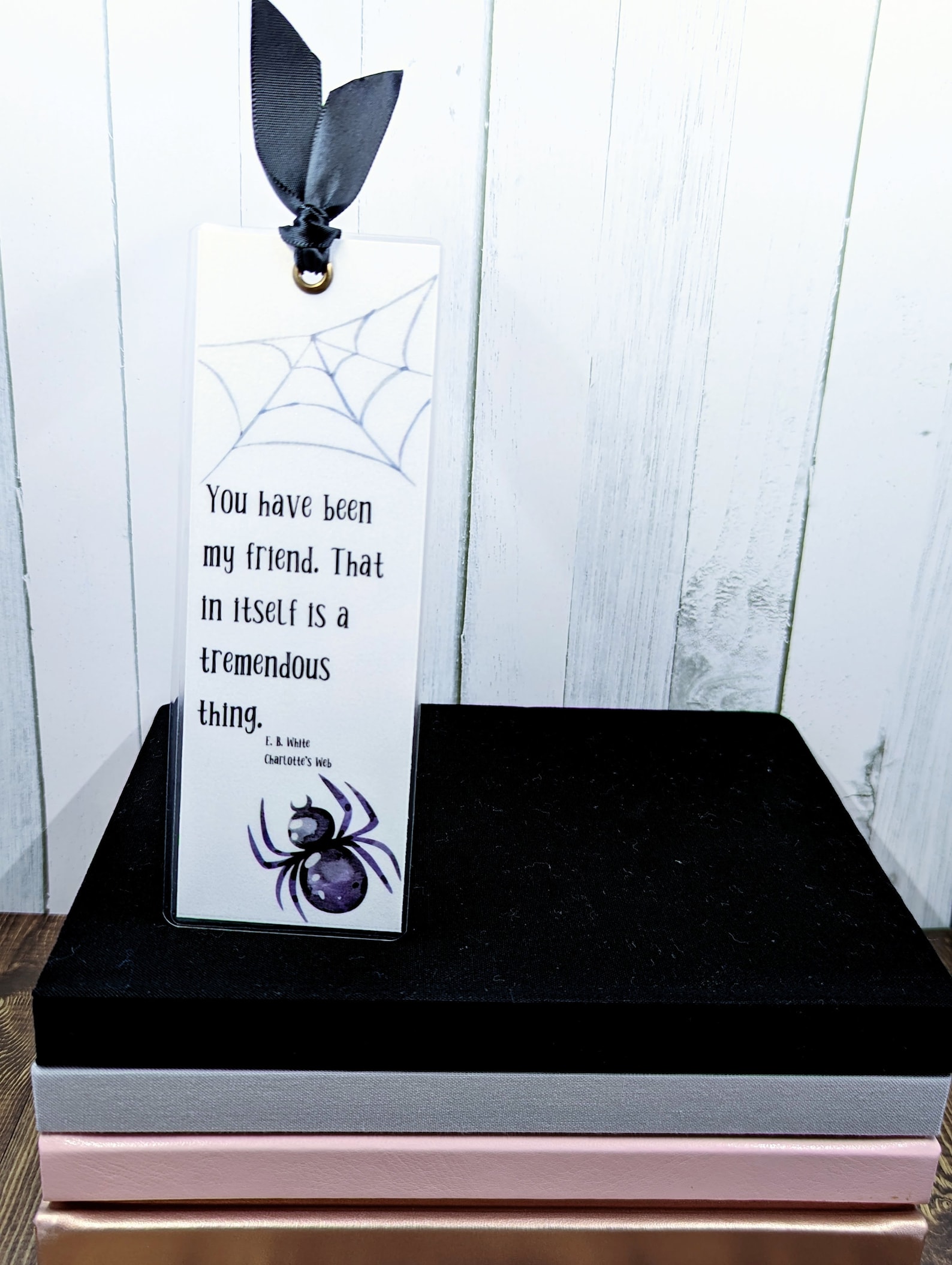 Charlottes Web Bookmark, Spider Bookmark, Charlotte's Web Quote, EB ...