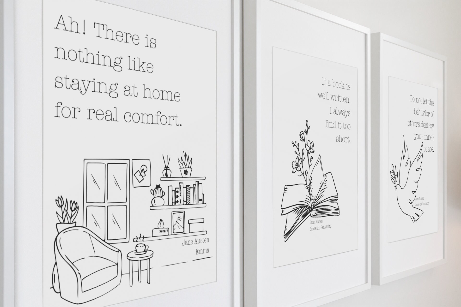 PRINTABLE Ah, There is Nothing Like Staying at Home for Real Comfort ...