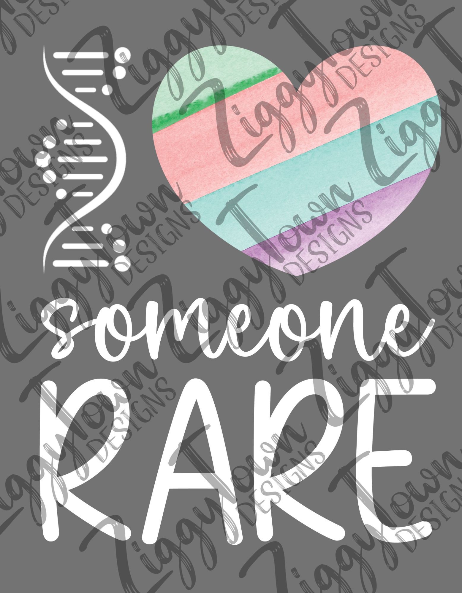 DIGITAL SVG - I Love Someone Rare Rare - Rare Disease Awareness - Rare ...