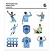 Manchester City Sticker Pack, 9 Pack of City Stickers, Football ...