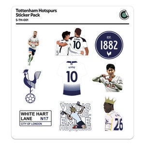 25% OFF Tottenham Hotspurs Football Vinyl Sticker Pack, Spurs Stickers ...