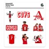 Arsenal Football Vinyl Sticker Pack, Gunners Stickers, Football ...