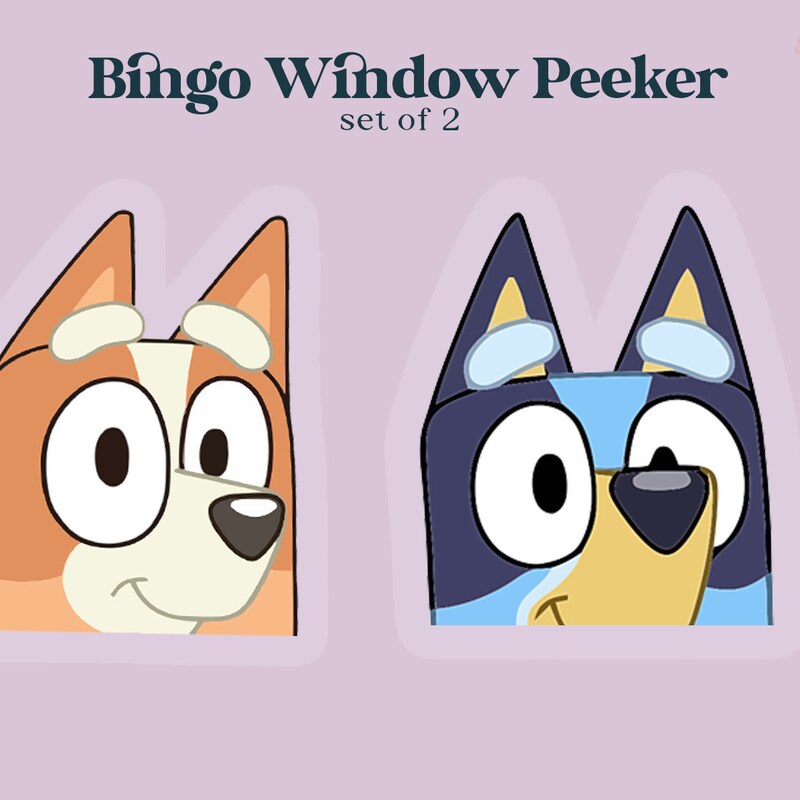 Bluey Stickers - Etsy