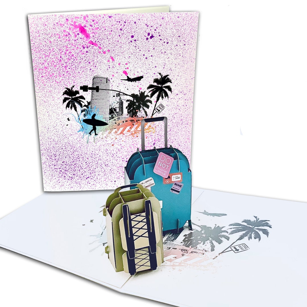 Slumber® Pop-up Card Journey Voucher Card/travel Voucher - Etsy