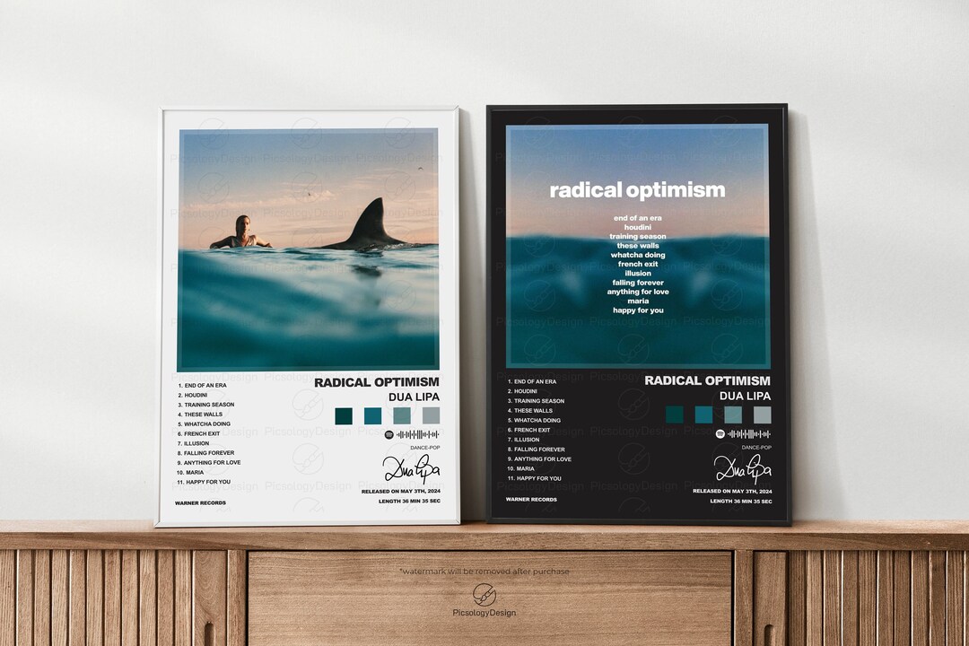 Dua Lipa - Radical Optimism Album Cover Art Print (digital Download) - Etsy
