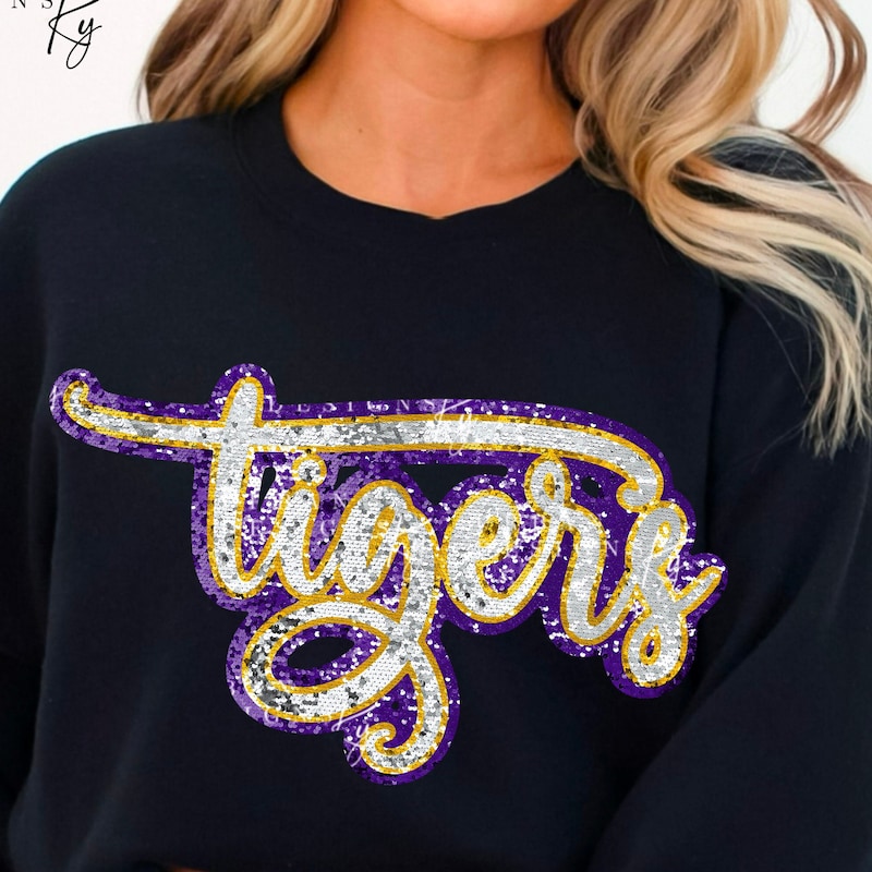 Sequin Tiger Shirt - Etsy