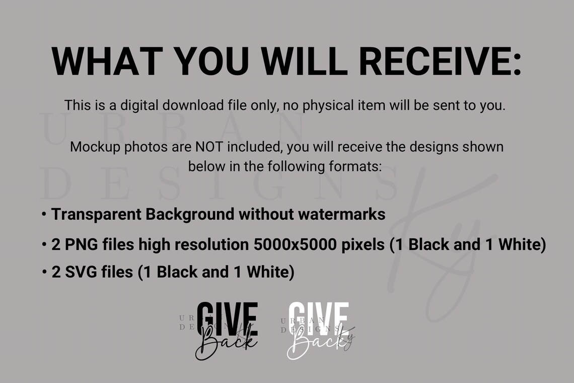 Give Back, PNG, SVG, Christian Message, Shirt, Hat, Tote, Cup, Tumbler ...