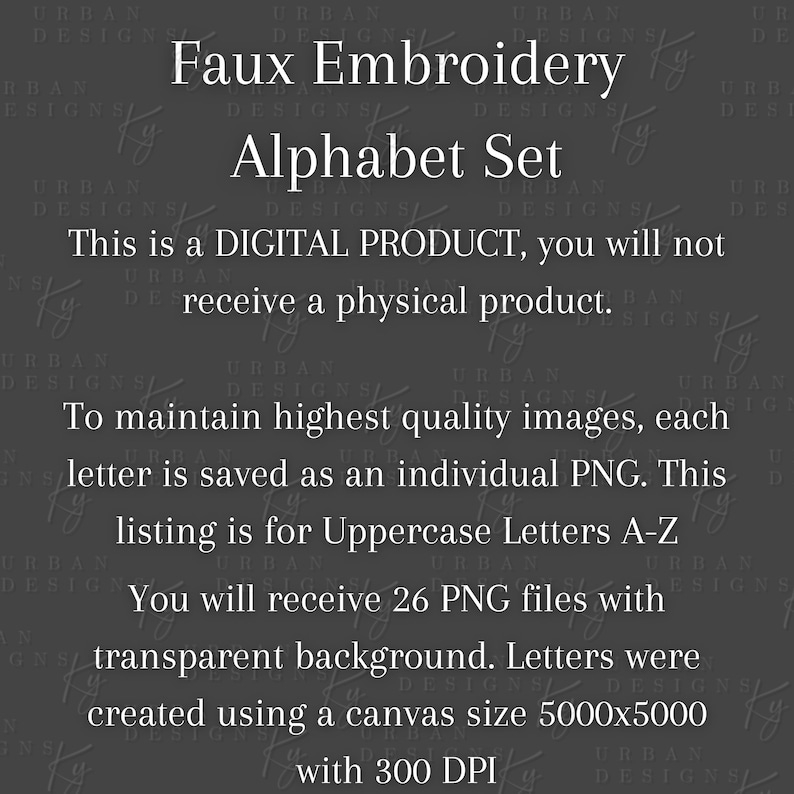 Faux Embroidery Alpha Set Red Glitter Green Grey Embroidery - Etsy