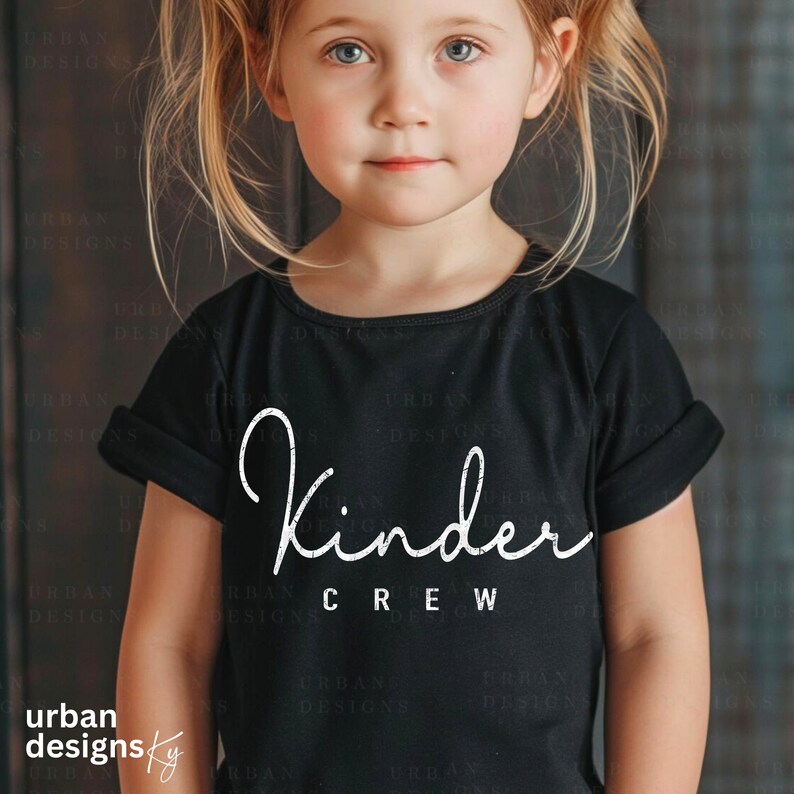 Kindergarten Crew SVG PNG Bundle, Back to School Kindergarten Shirt ...