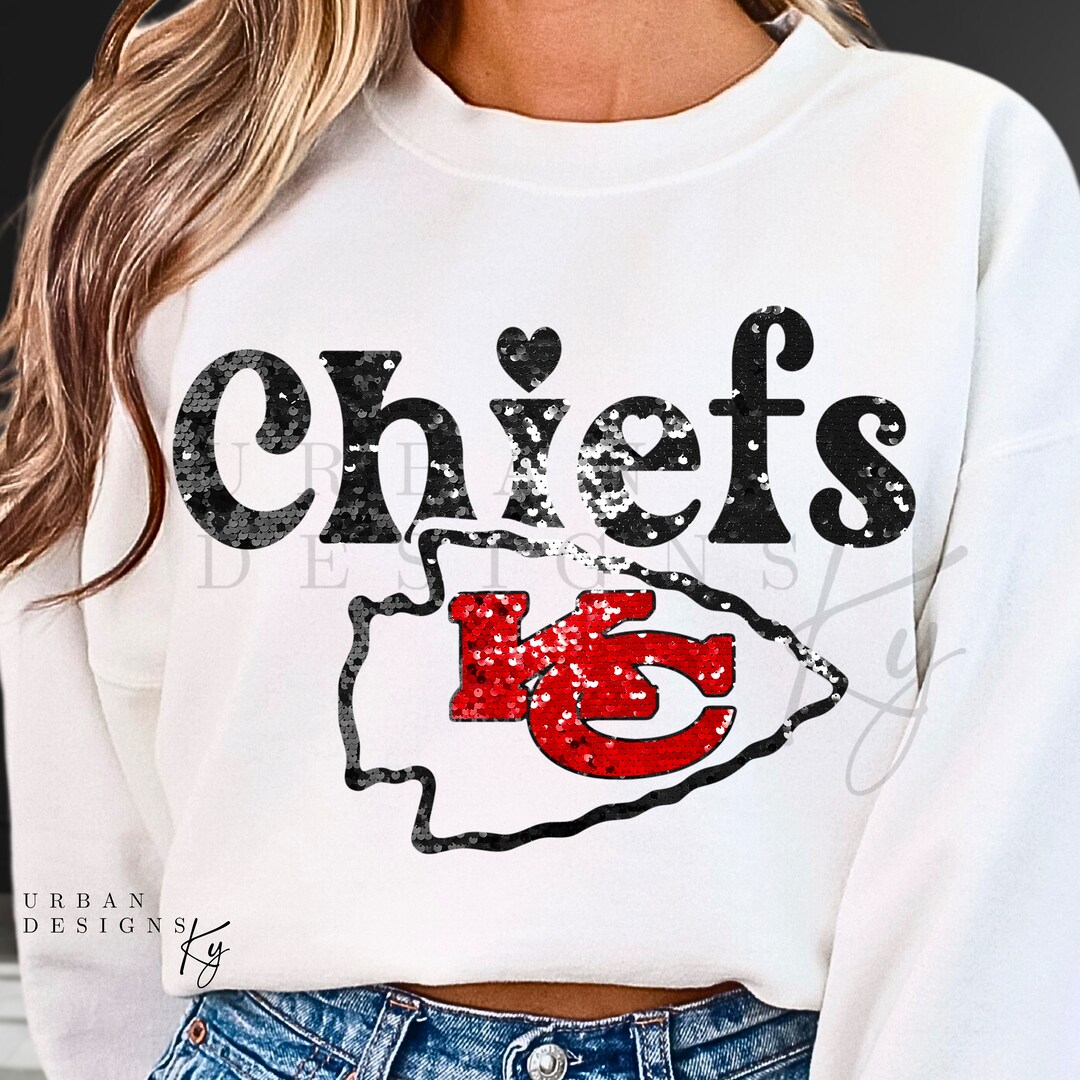 Kansas City PNG Glitter Sequins, Faux Patch Sport Athletic PNG, Dtfdigital, High Resolution ...