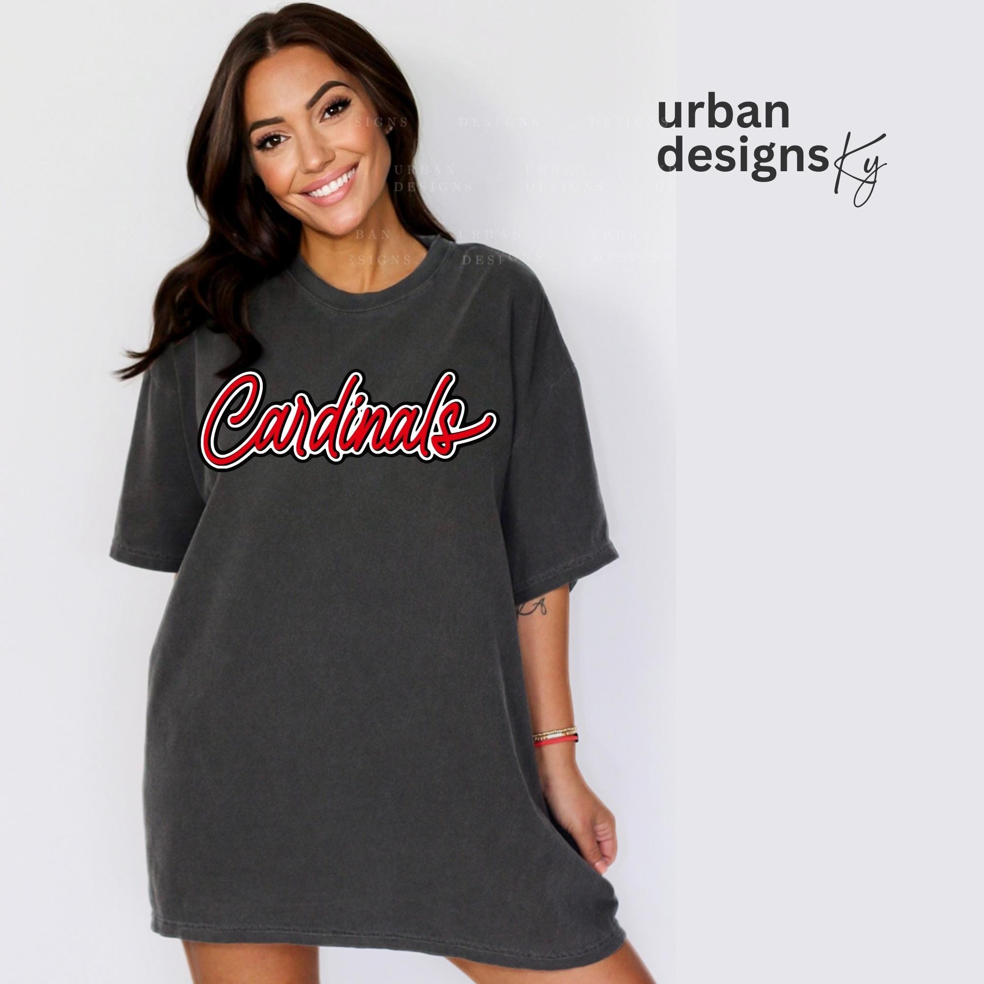 Cardinals PNG SVG Bundle, Cardinals Handwritten Script Png Cardinals Svg Cut File, Cardinals ...