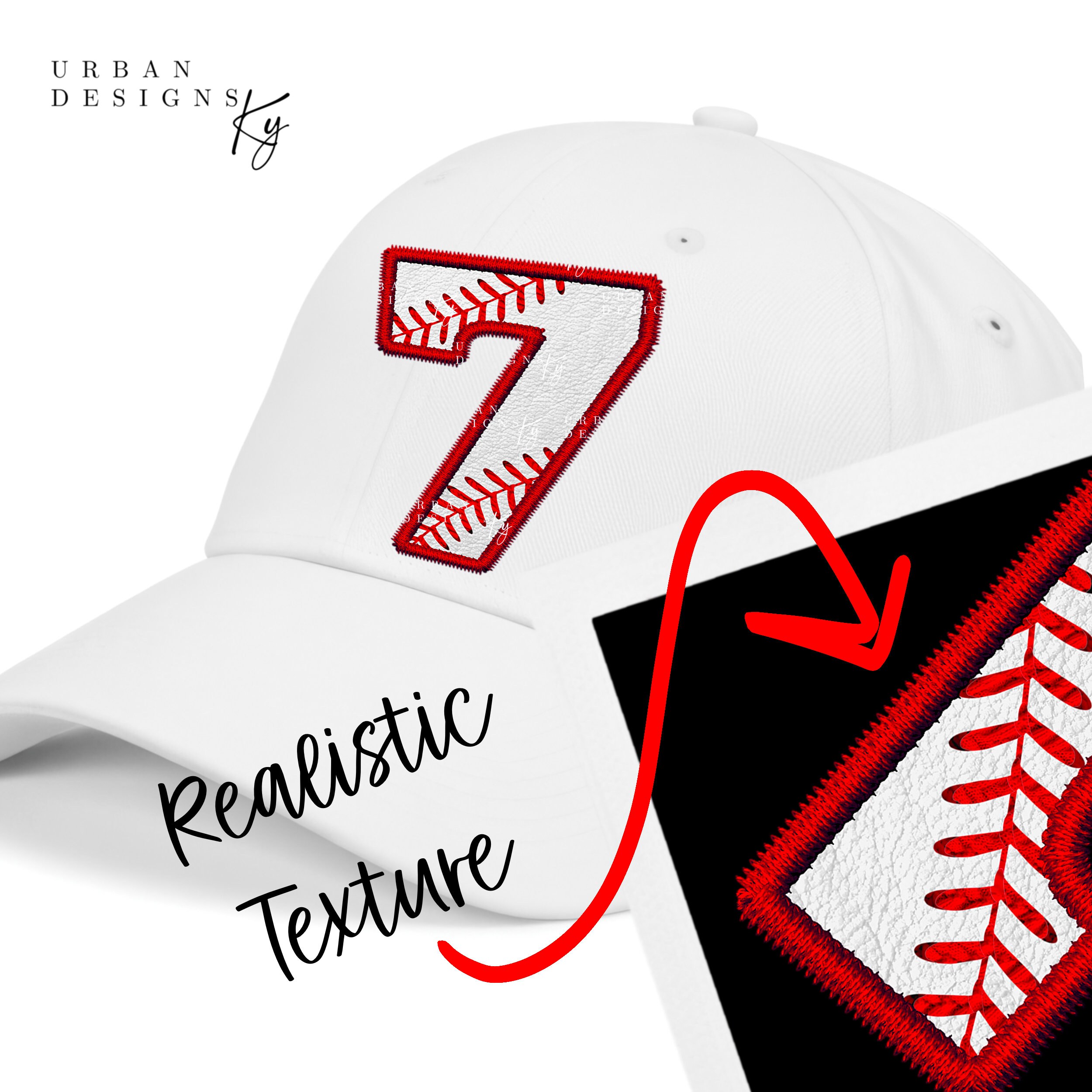 Commercial Use Baseball Doodle Numbers Real Baseball Leather Texture ...