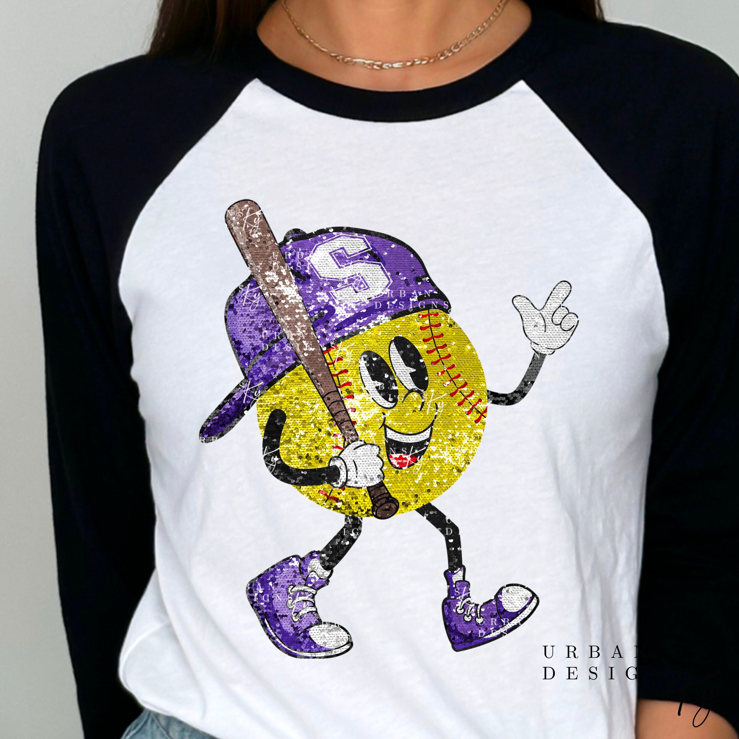 Somerset Briar Jumpers Softball Mascot Faux Sequins High Resolution ...